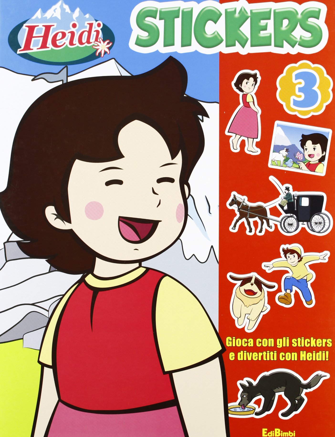 Heidi. Stickers- Italienisch- NOTOS BOOKS - notosplusbooks.gr